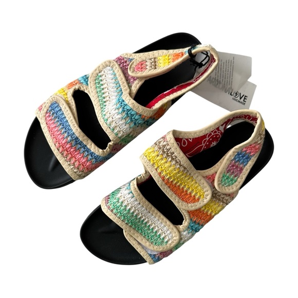 Arizona Love | Shoes | Arizona Love Apache Raffia Sandals Multicolor ...